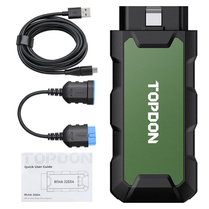 Diagnoză și Reprogramare TOPDON RLink J2534 – Compatibil Multi-Brand